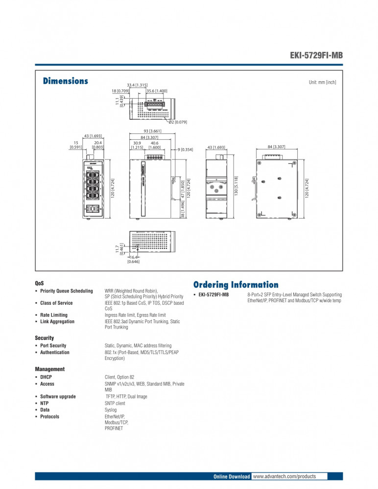 EKI-5729FI-MB technical document page 2