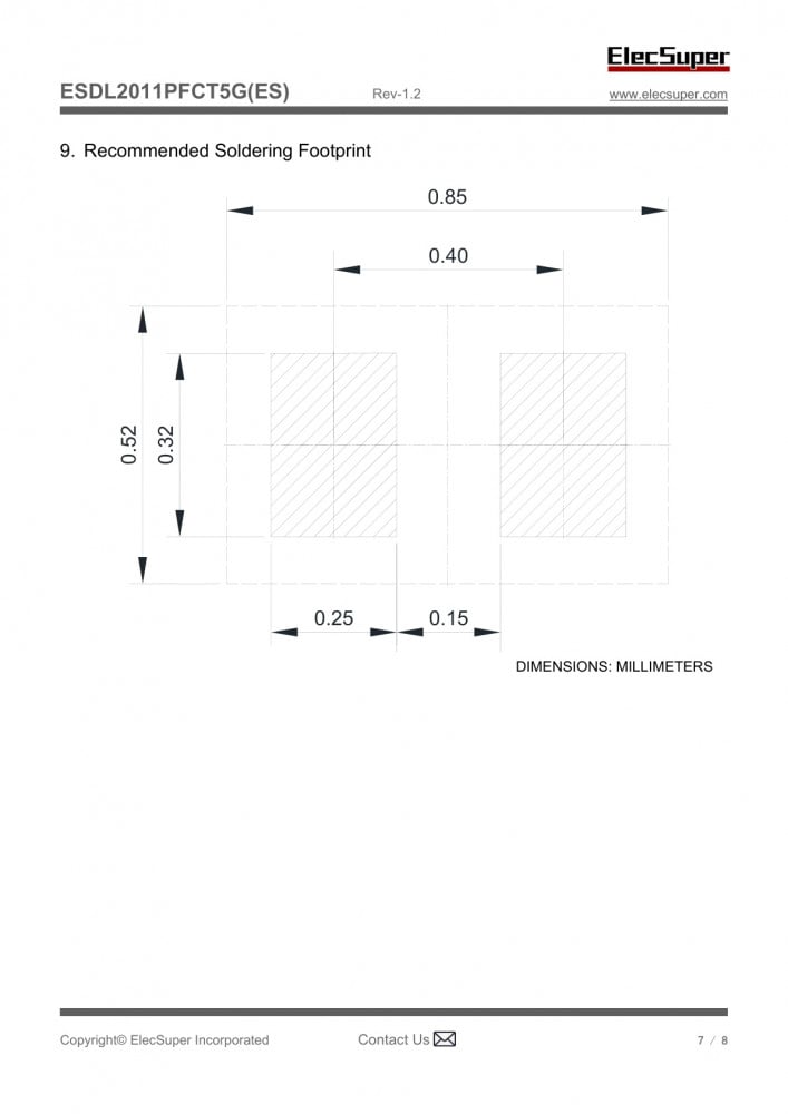 ESDL2011PFCT5G(ES) datasheet page 7