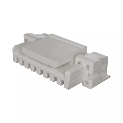 Micro-Lock Plus TPA Type Receptacle Housing, 1.25mm Pitch, Low-Halogen, Single Row, Positive Lock, 8 Circuits, Natural (White) for sale