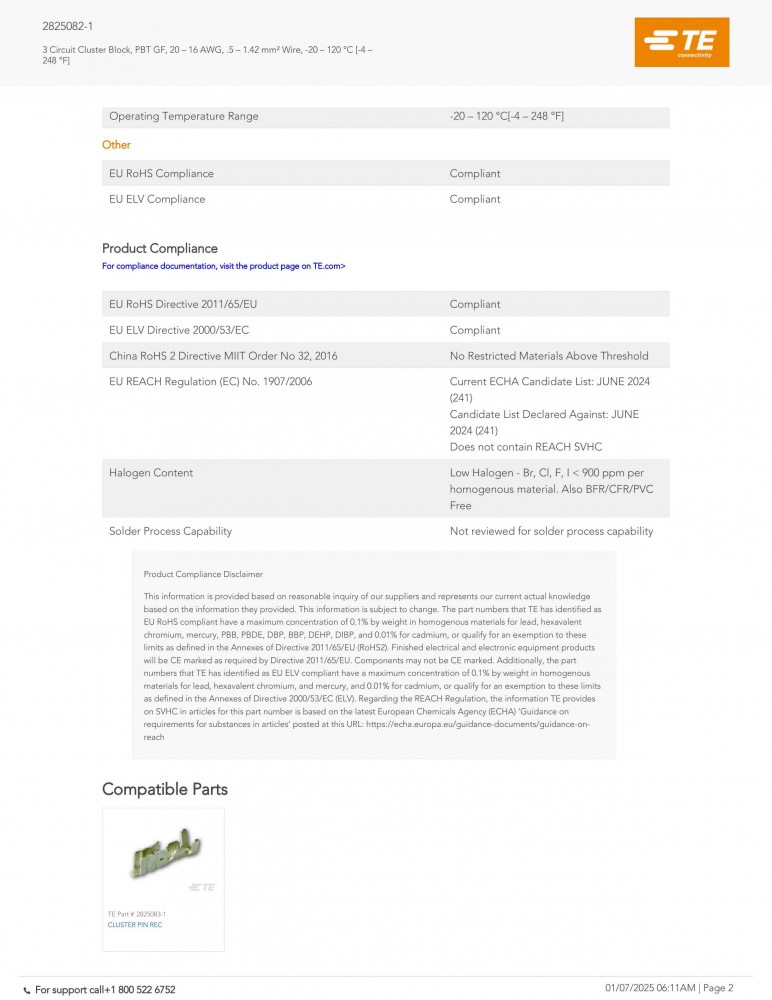 2825082-1 technical document page 2