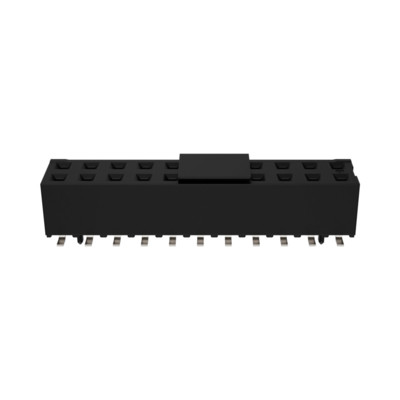 Milli-Grid Vertical Receptacle, 2.00mm Pitch, Dual Row, Surface Mount, Top/Bottom Entry, with Press-fit Plastic Pegs, with Cap, Tube, 0.38µm Gold (Au) Plating, 22 Circuits, Lead-Free for sale