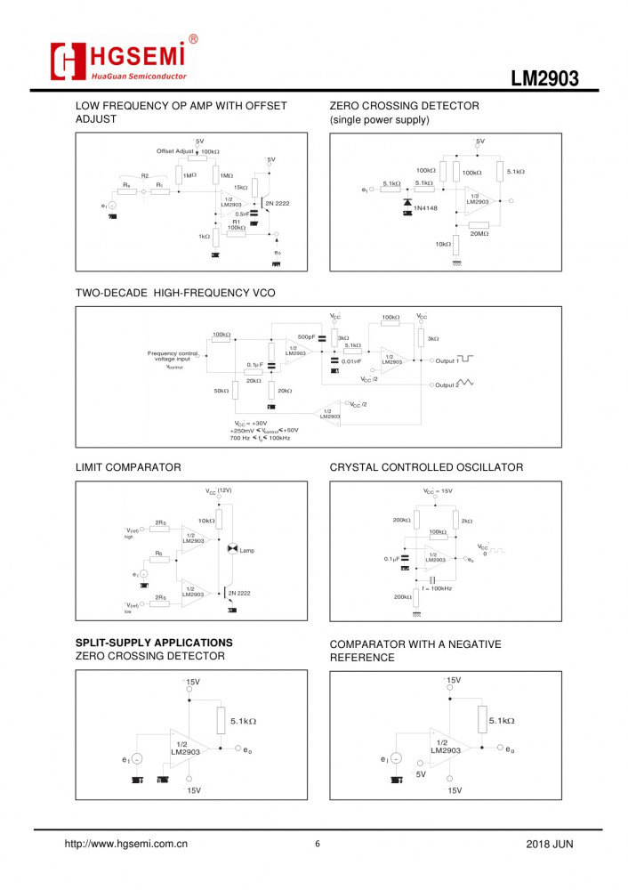 LM2903M/TR datasheet page 6