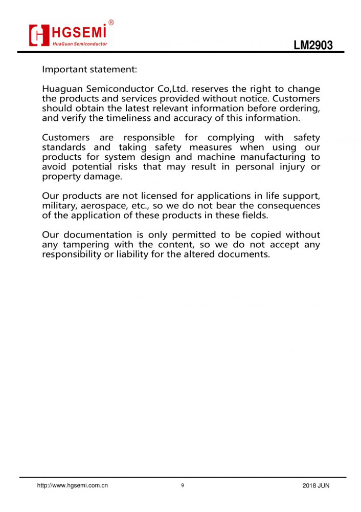 LM2903M/TR datasheet page 9