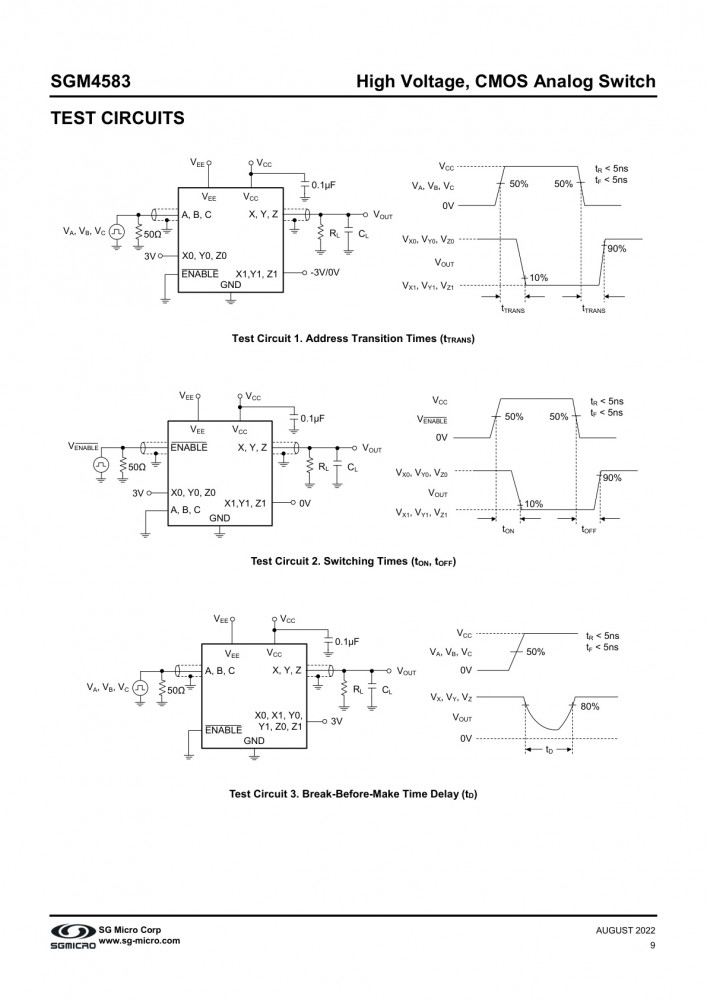 SGM4583 datasheet page 9