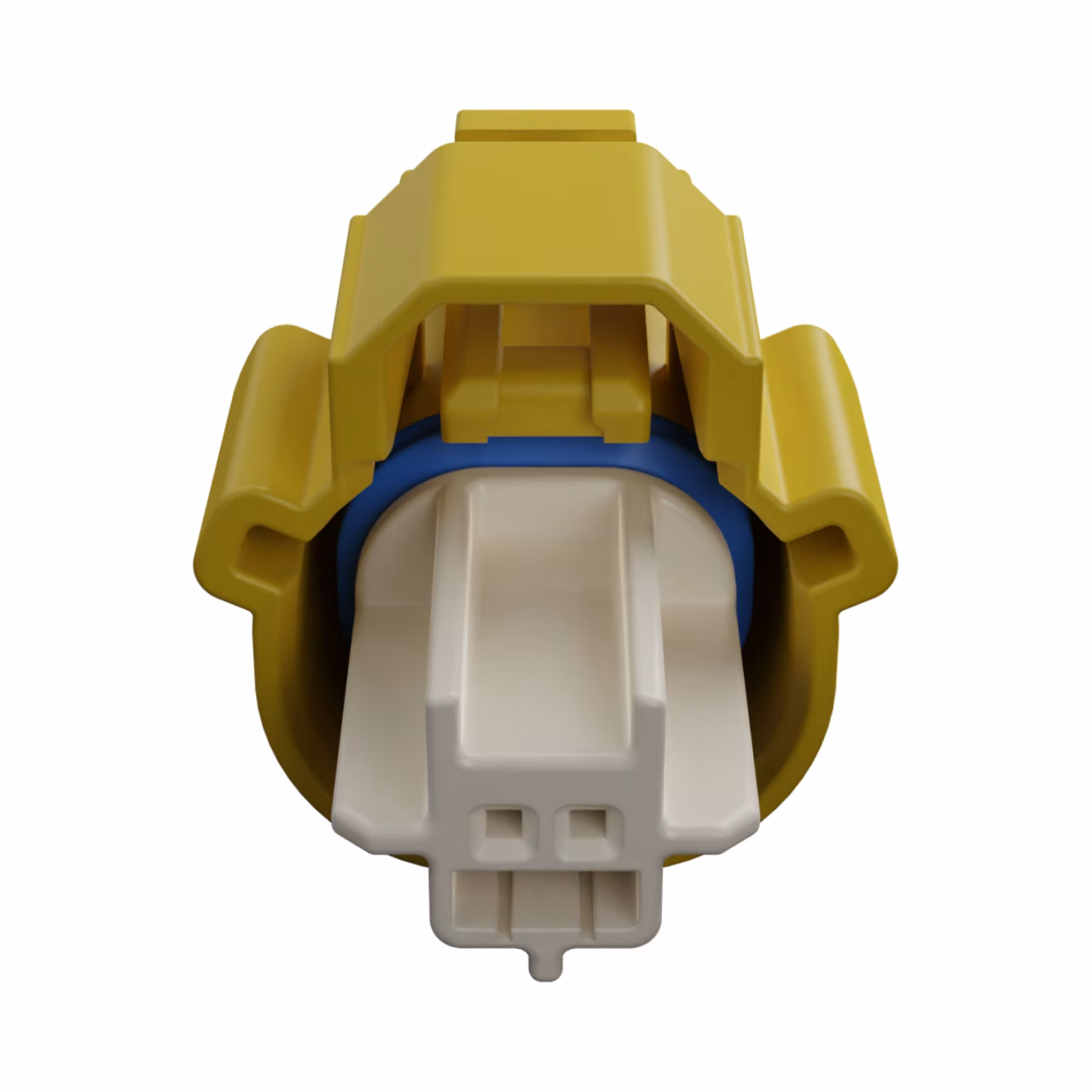 Squba Sealed Receptacle Assembly, 1.80mm Pitch, Single Row, 2 Circuits, Yellow for sale