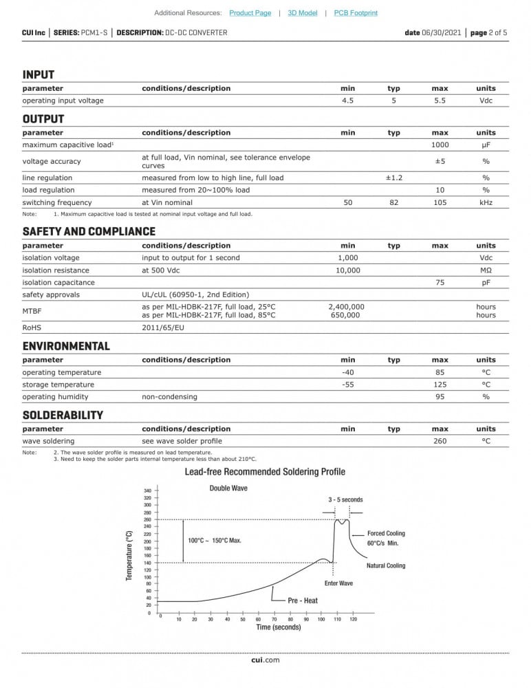 PCM1-S5-S5-S datasheet page 2