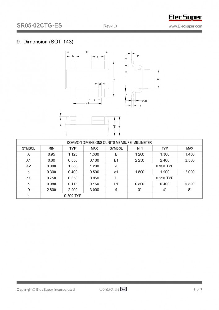 SR05-02CTG-ES datasheet page 5