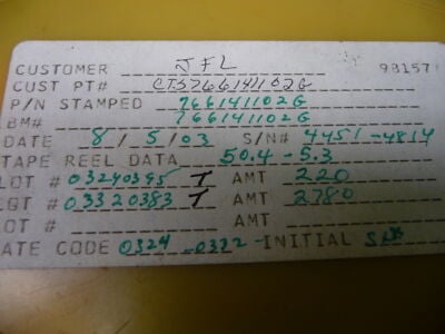CTS 766141102G Resistor Network Array for sale
