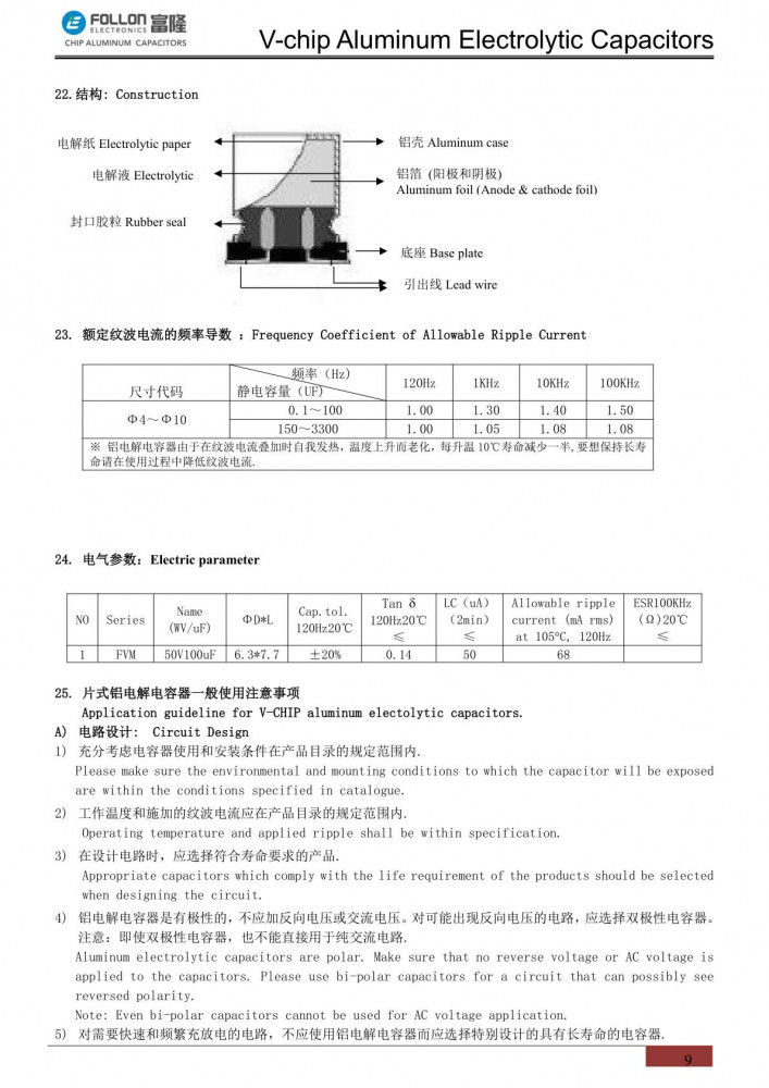 FOLLON EEEFTH101XAP-FVM specification page 9