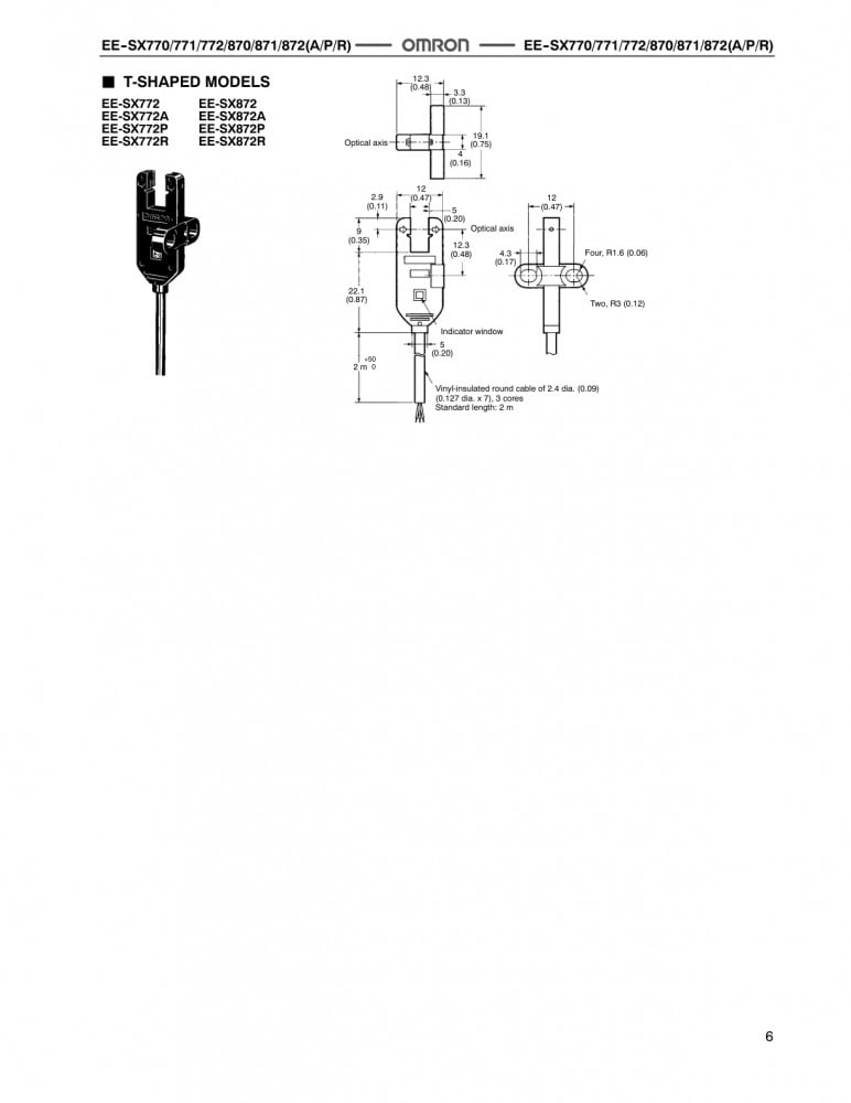 OMRON EE-SX772R datasheet page 6