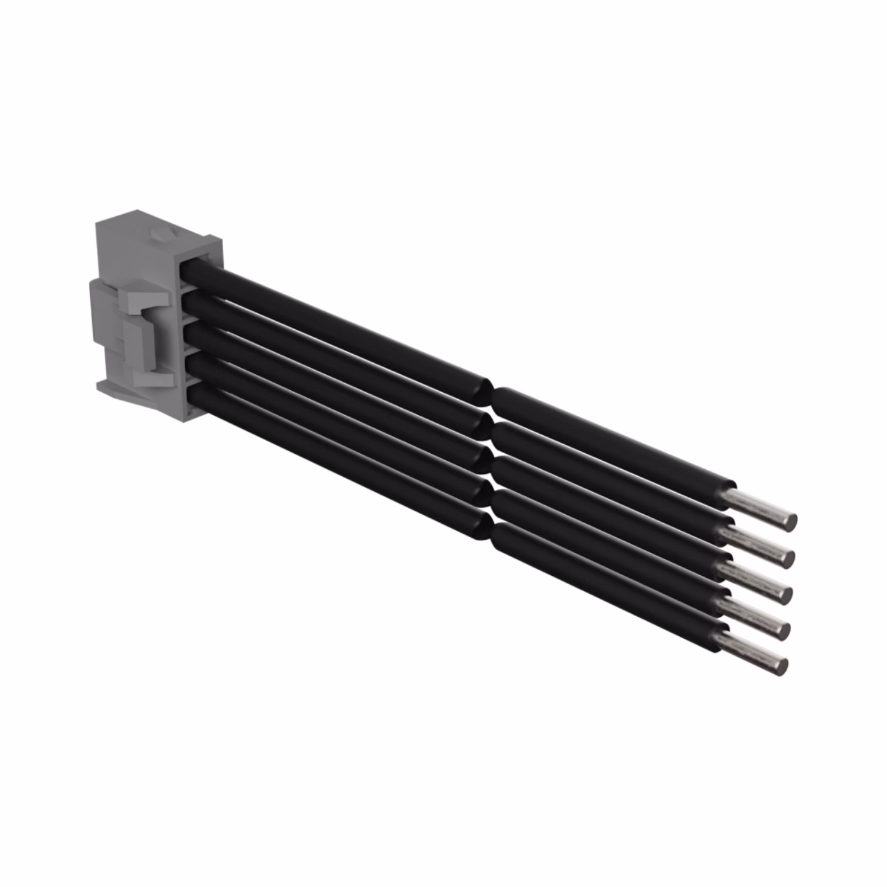 KK Plus 250-to-Pigtail Off-the-Shelf (OTS) Cable Assembly, 2.50mm Pitch, Single Row, 600.00mm Length, 5 Circuits, Black for sale