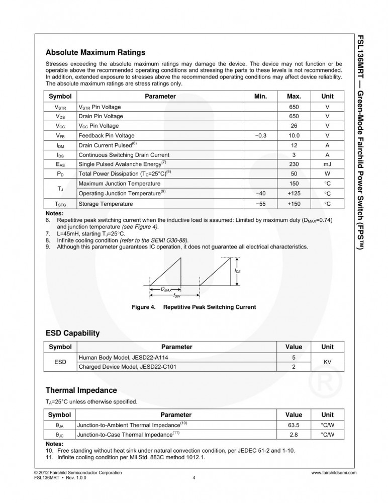 FSL136MRT datasheet page 5