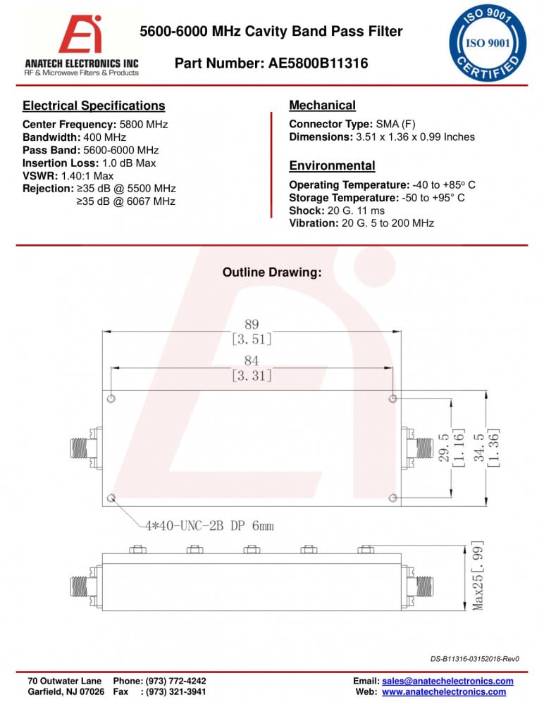 AE5800B11316 technical document