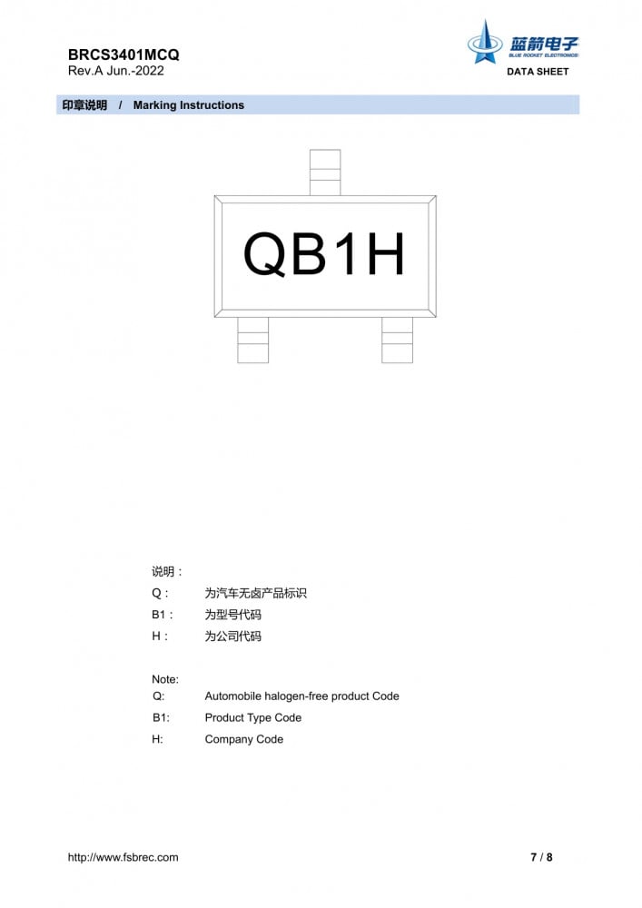 BRCS3401MCQ datasheet page 7