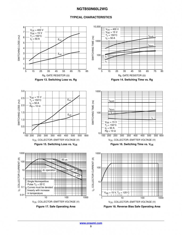 NGTB50N60L2WG datasheet page 5