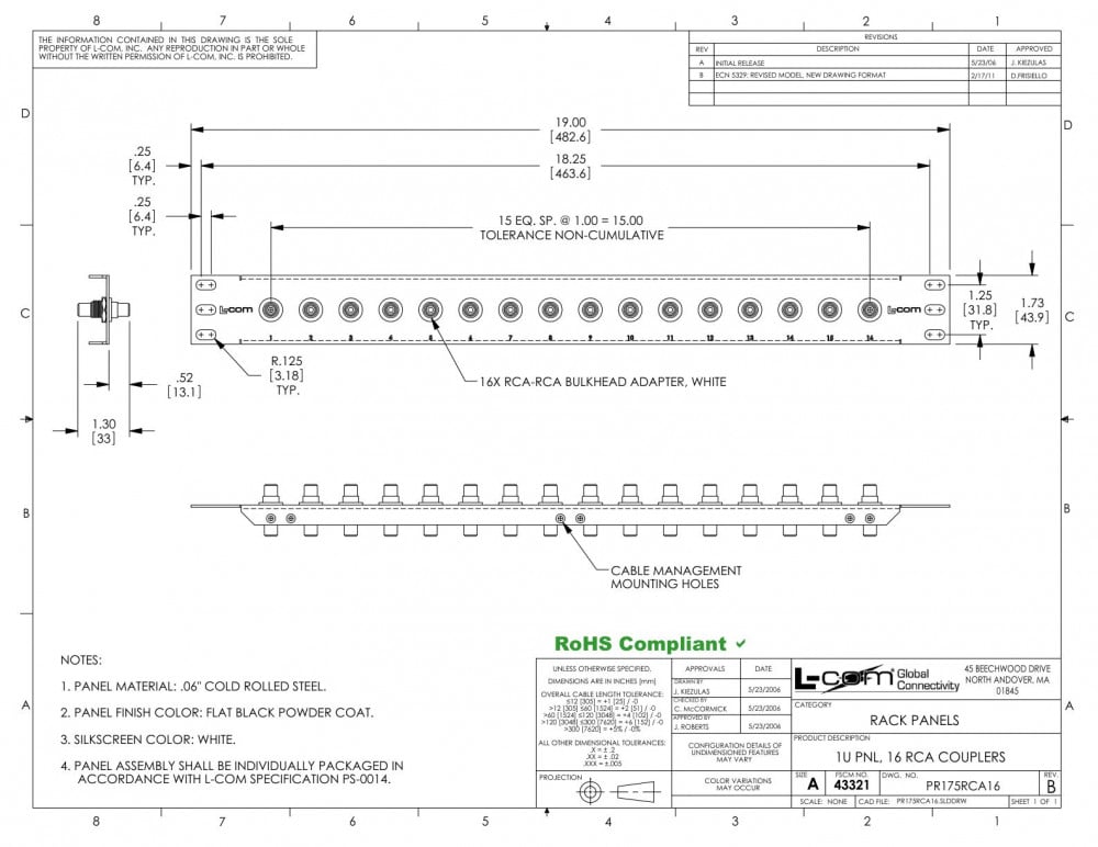 PR175RCA16 technical document preview