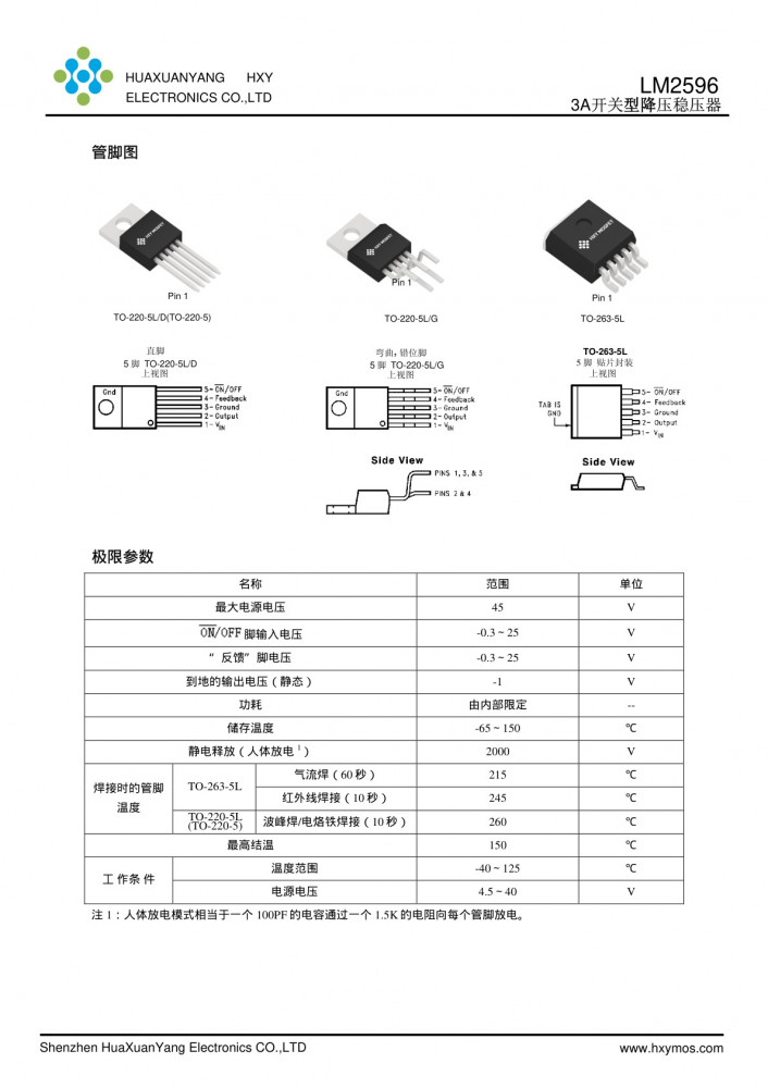 LM2596T-5.0 datasheet page 2