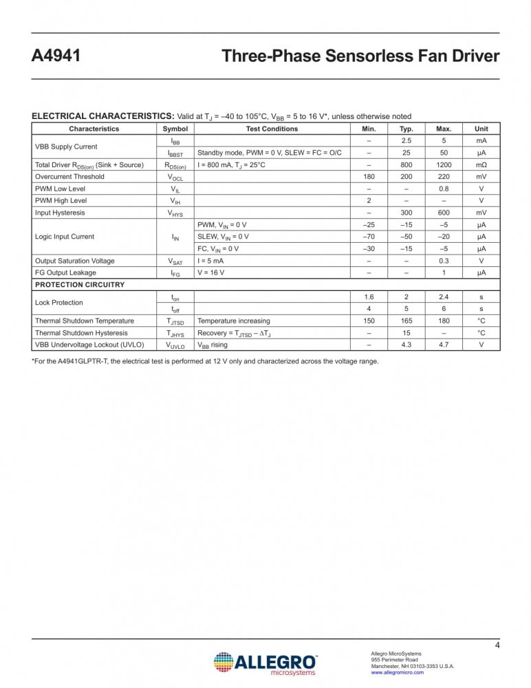 A4941 datasheet page 5