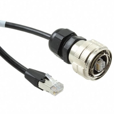 CINCH C-RJFTV5E1706PG10 Modular Ethernet Cable (RJ45/RJ11)