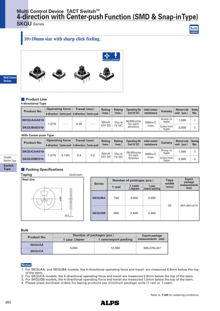 SKQUDBE010 technical document page 1