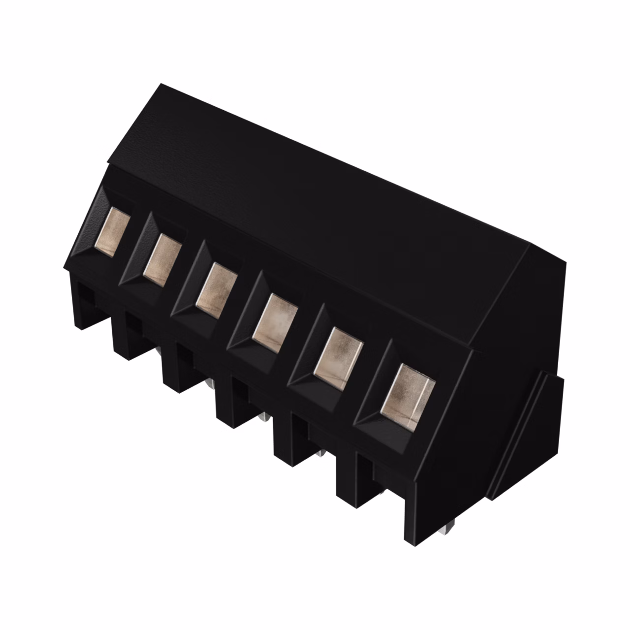 5.08mm Pitch Beau Eurostyle Low Profile, Fixed Block, 35° Wire Entry, Modular, 6 Circuits for sale