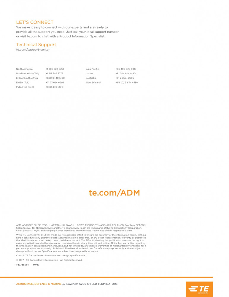 Raychem S200 document page 6