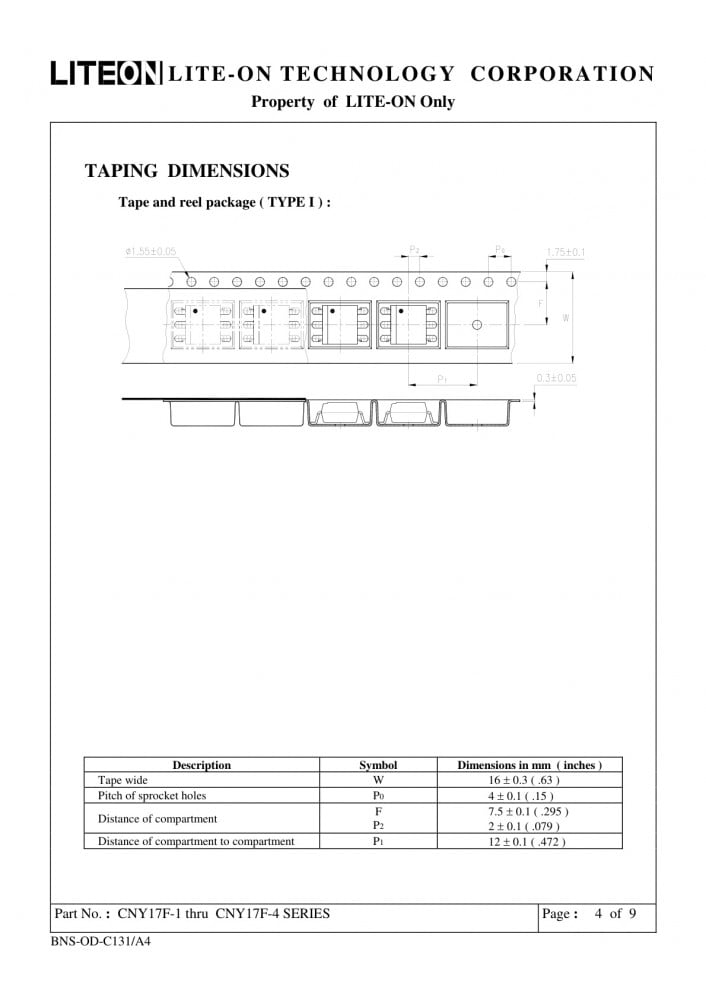 CNY17F series datasheet page 4