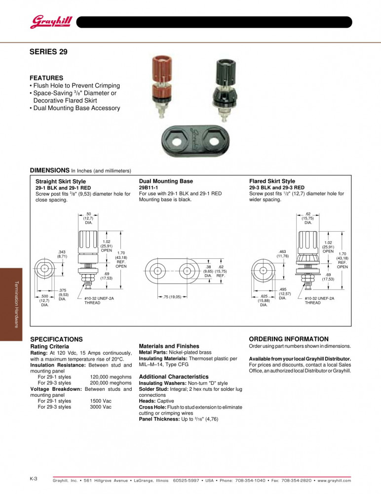 Grayhill Series 29 product documentation preview
