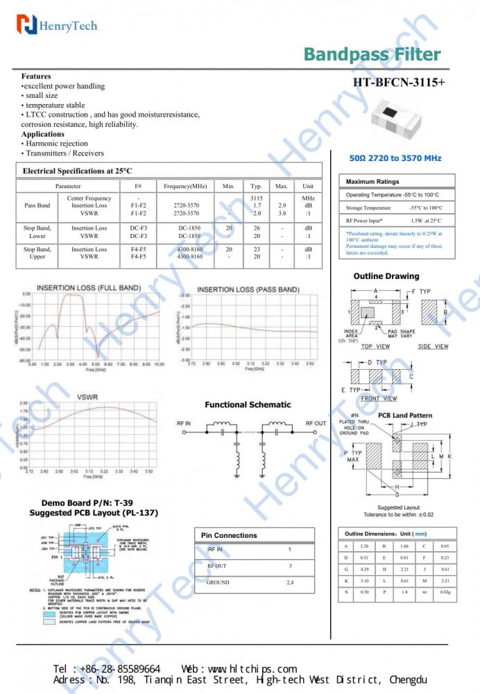 HT-BFCN-3115+ datasheet page