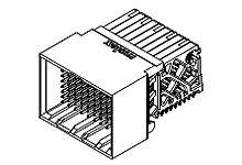 Impact 4 Pair Protective Header Cover for Vertical Header Module, 10 Column