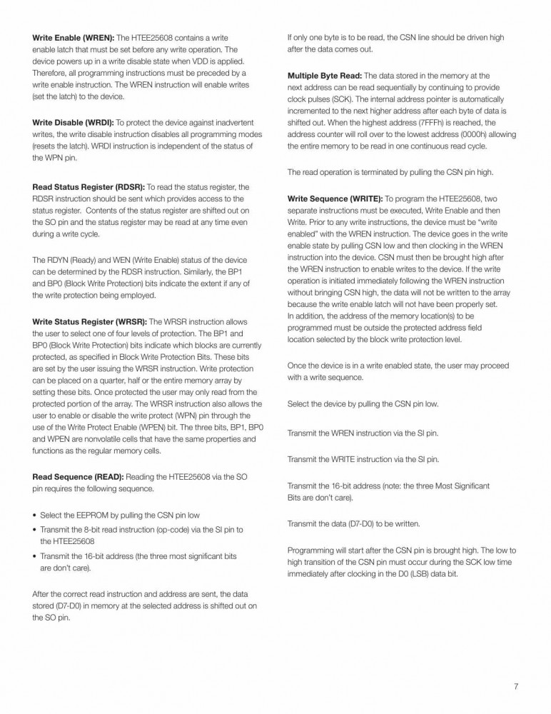 HTEE25608 datasheet page 7