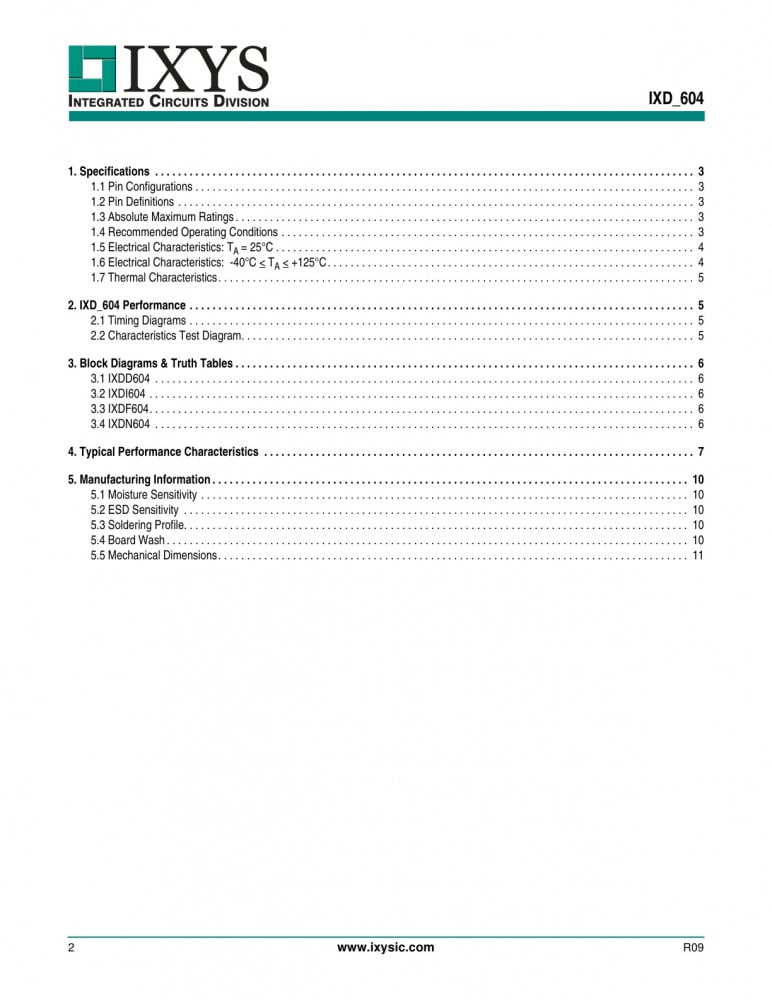 IXDD604SIATR datasheet page 2