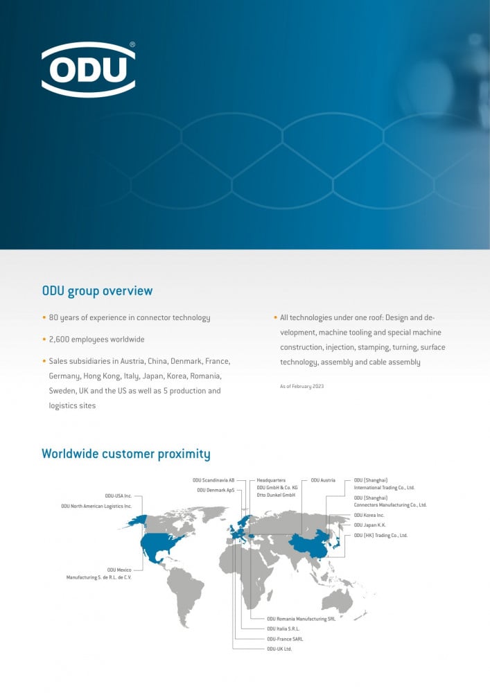 ODU product document page 4