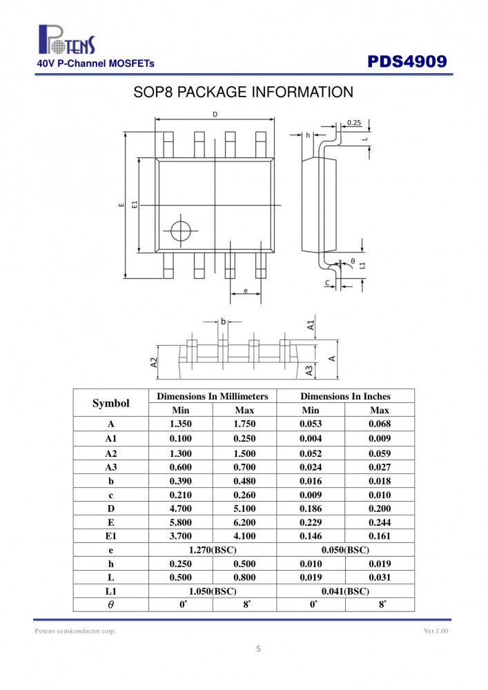 PDS4909 datasheet page 5