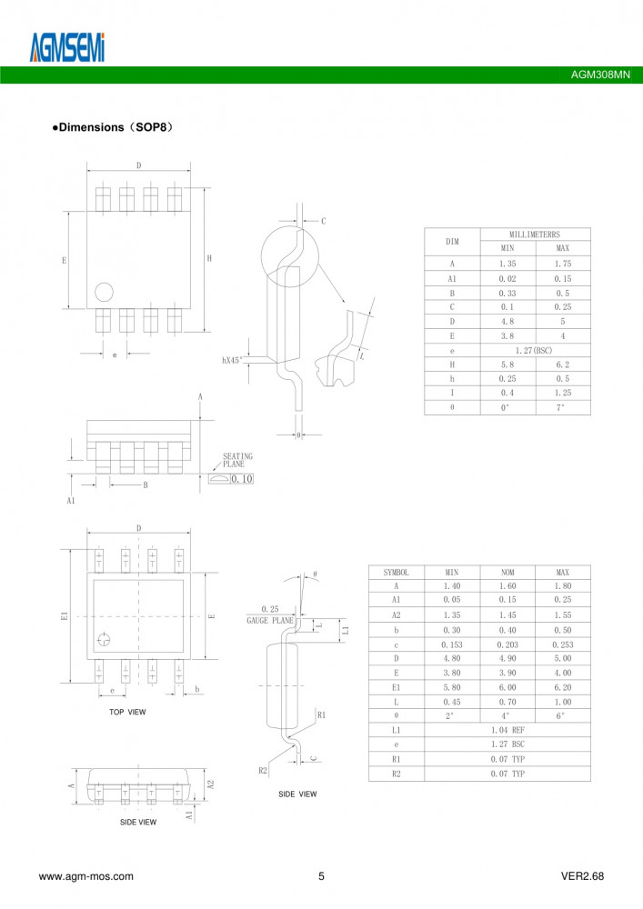 AGM308MN datasheet page 5