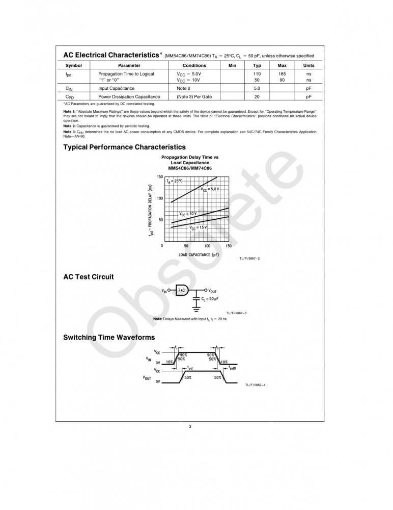 MM54C86J datasheet page 3