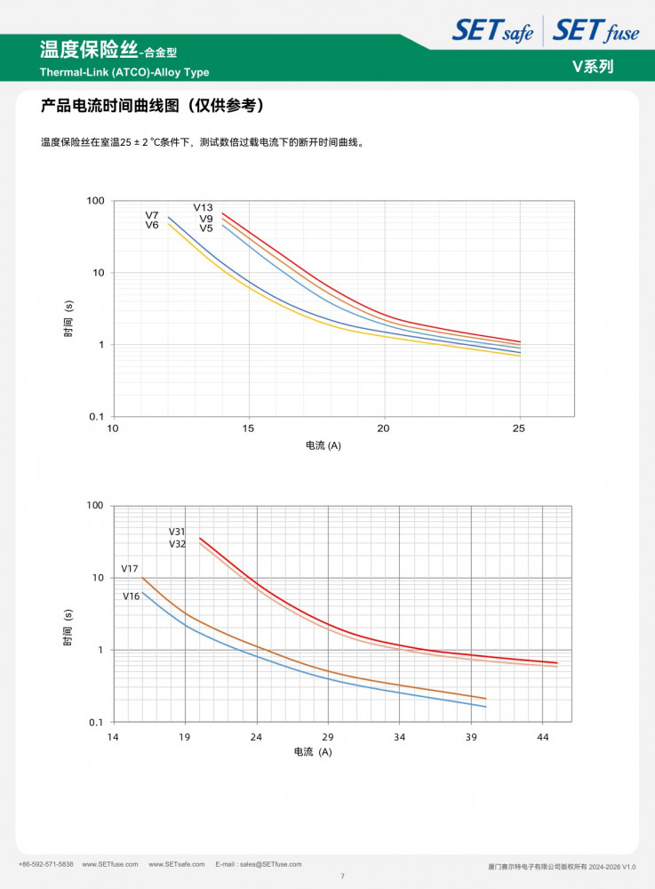 SET V21 datasheet page 7