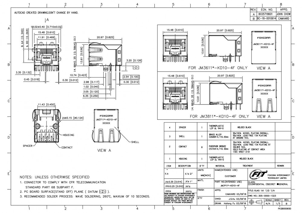 FOXCONN JM37115-KD10-4F document page 1