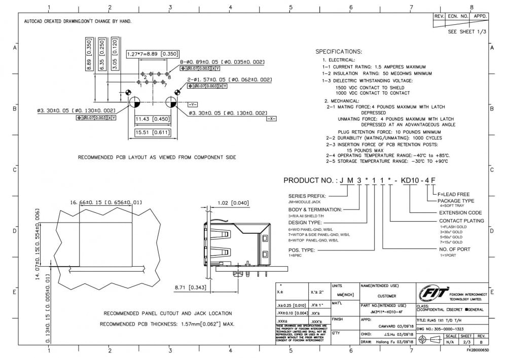FOXCONN JM37115-KD10-4F document page 2