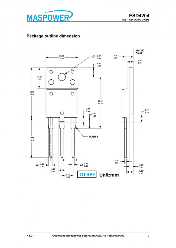 ESD4204 datasheet page 2