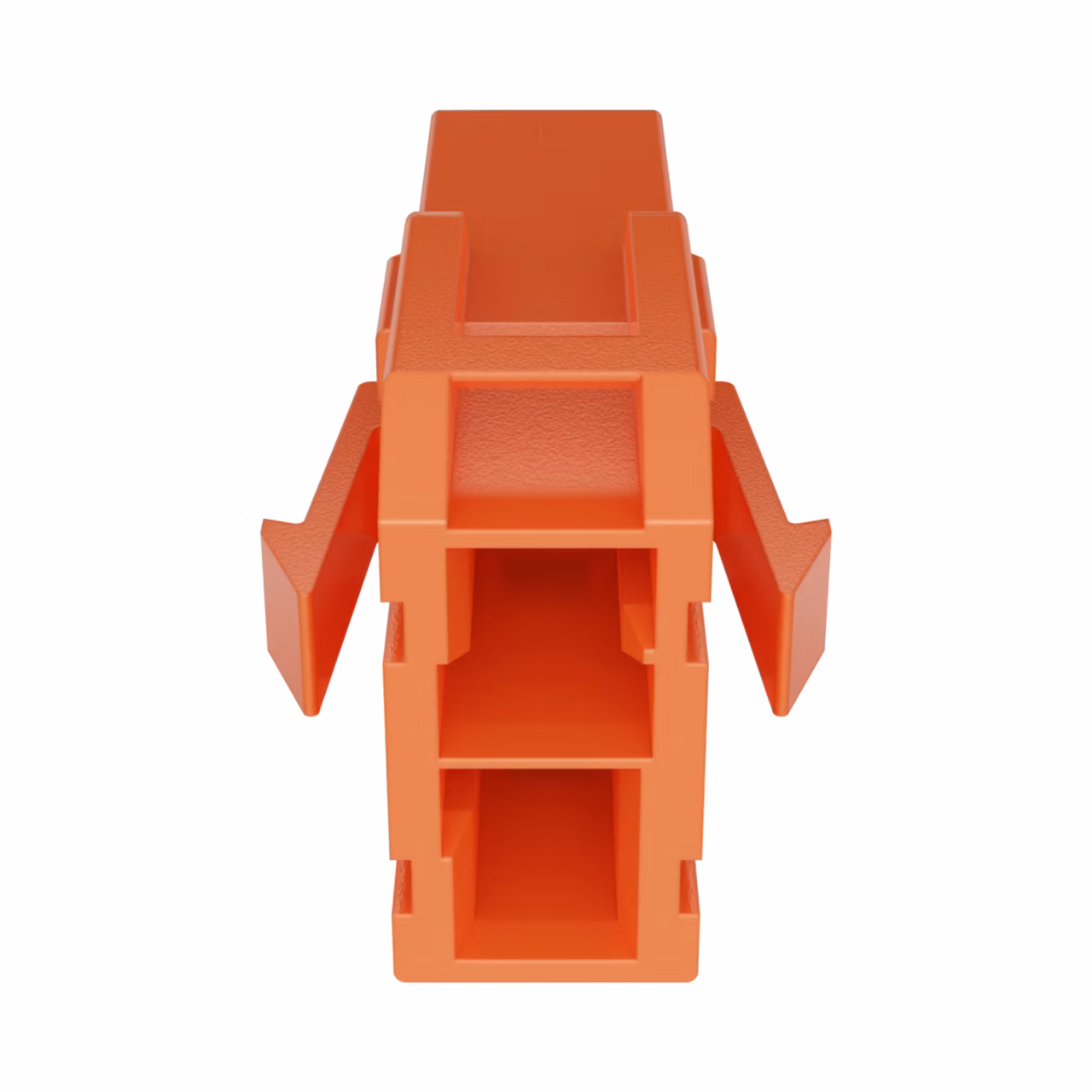 CP-6.5 Plug Housing, 6.50mm Pitch, Dual Row, 2 Circuits, Orange for sale