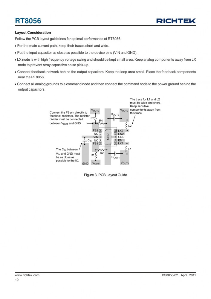 RT8056 datasheet page 10