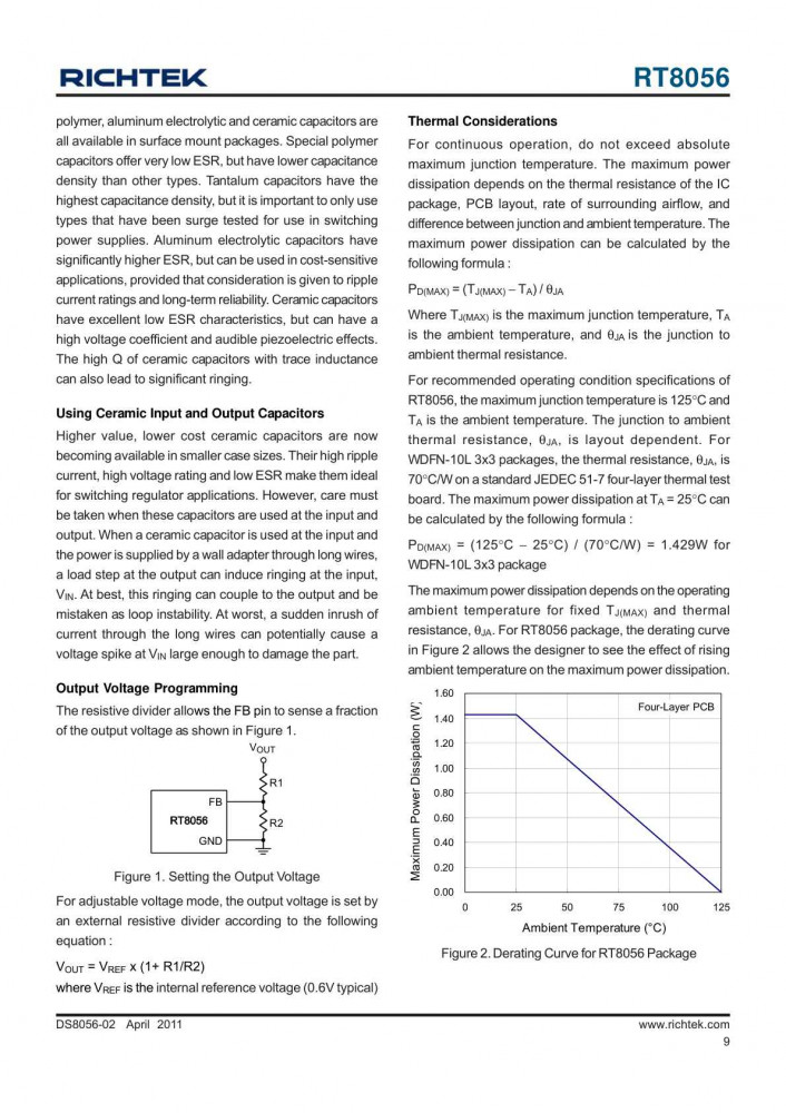 RT8056 datasheet page 9