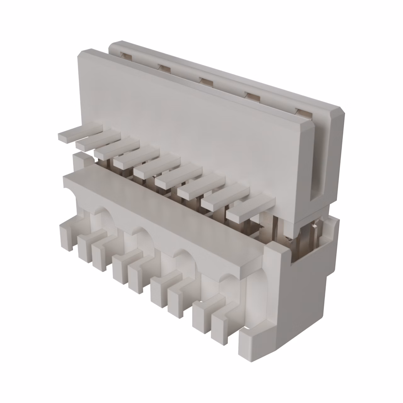 Appli-Mate RAST Power IDT Housing, 5.00mm Pitch, Direct/Indirect, Female, 5 Circuits, All Code Keys Removed, Open End Walls for sale