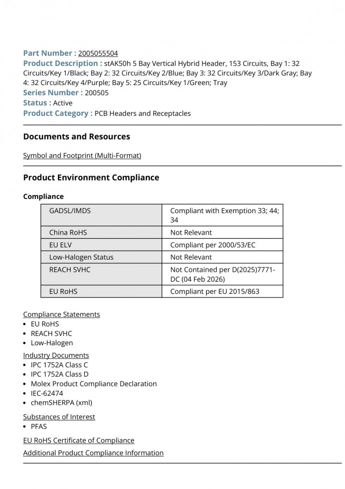 Product document page 1