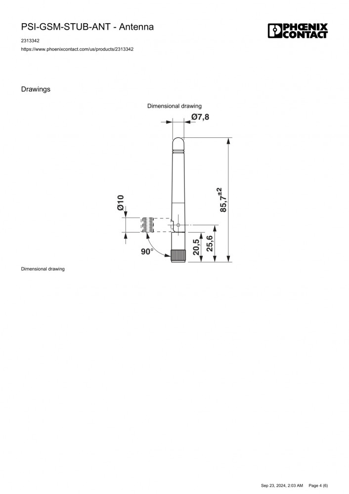 Phoenix Contact 2313342 product document page 4