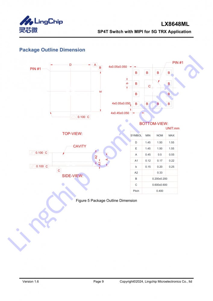 LX8648ML datasheet page 9