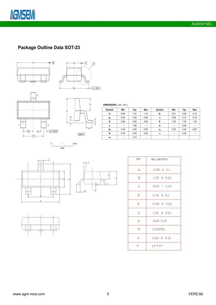 AGM3415EL datasheet page 5