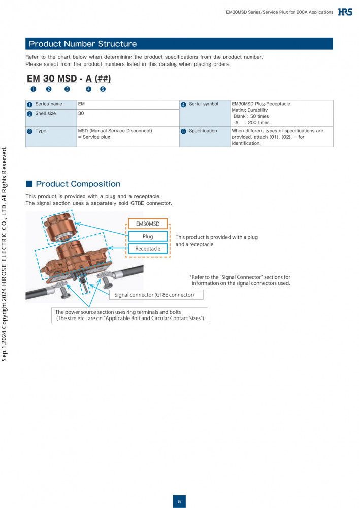 HRS EM30MSD technical document page 5