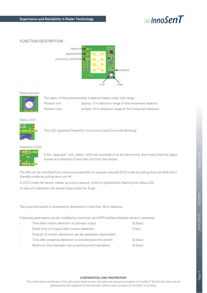 INS-333X datasheet page 5